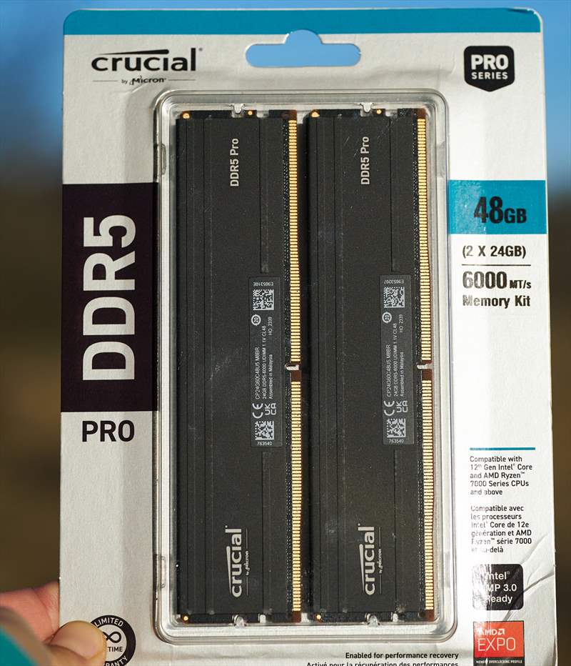 Crucial DDR5 Pro de 48GB - Un kit de memorie cu potential pentru Raptor Lake Refresh - Ghidul IT